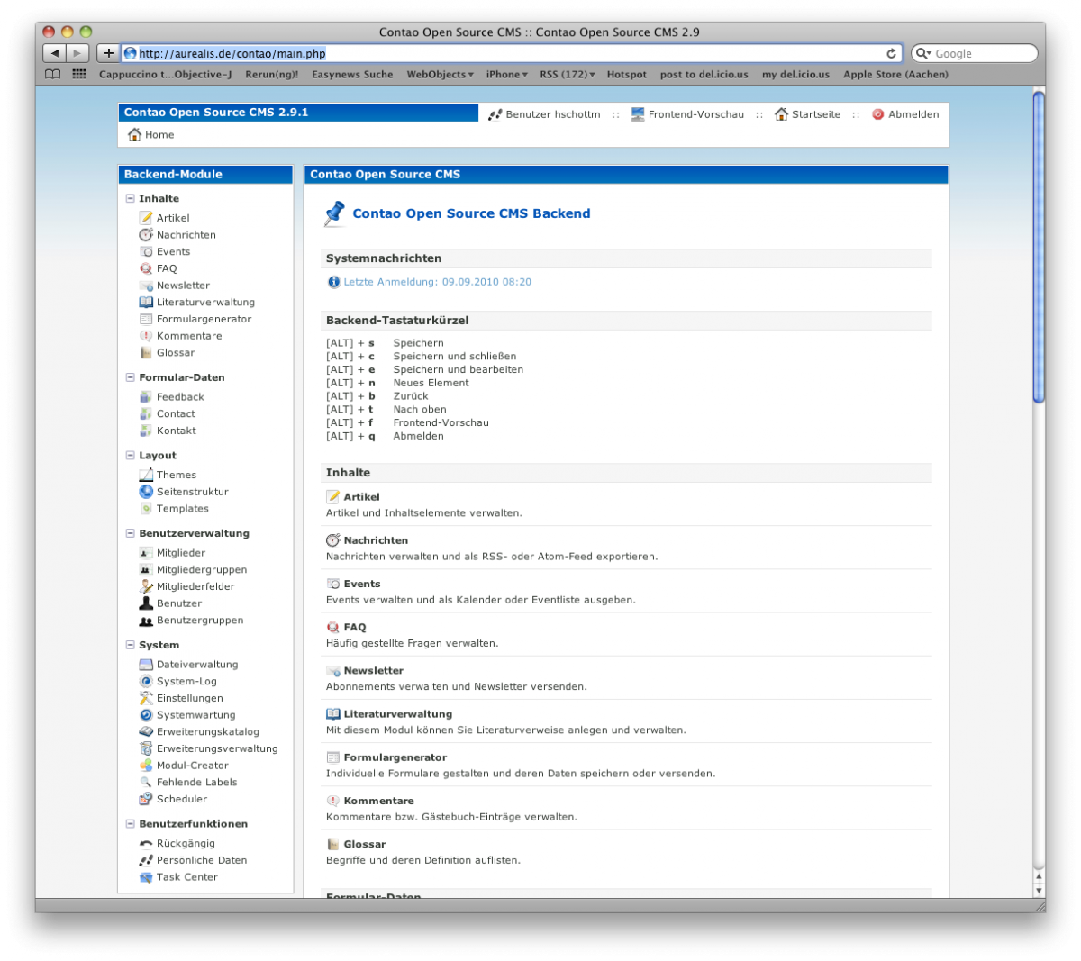 Oxygen theme – Contao Community Documentation